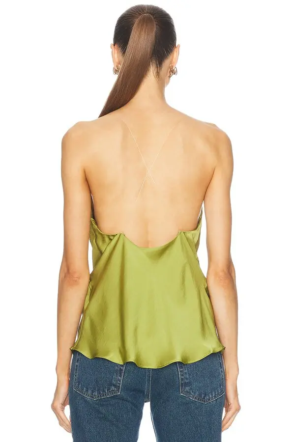Y/project Invisible Strap Tank Top - Evergreen Green