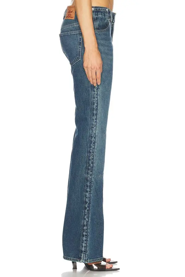 Y/project Hook And Eye Straight Leg Jeans
