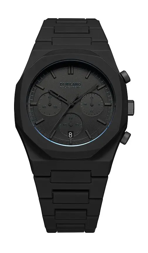 D1 MILANO Polychrono 40.5mm Watch - Black