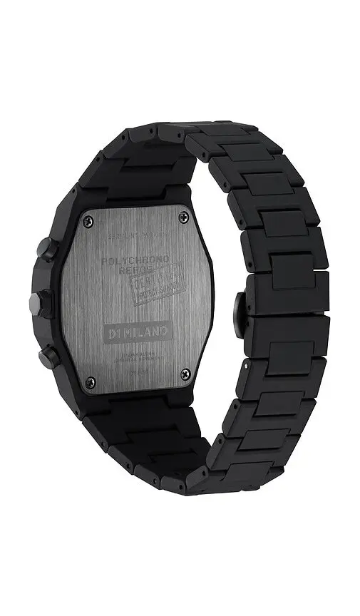 D1 MILANO Polychrono 40.5mm Watch - Black
