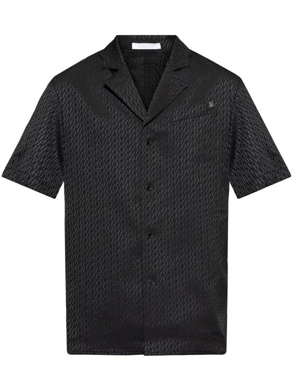 Helmut Lang Modest Jacquard Shirt - Black