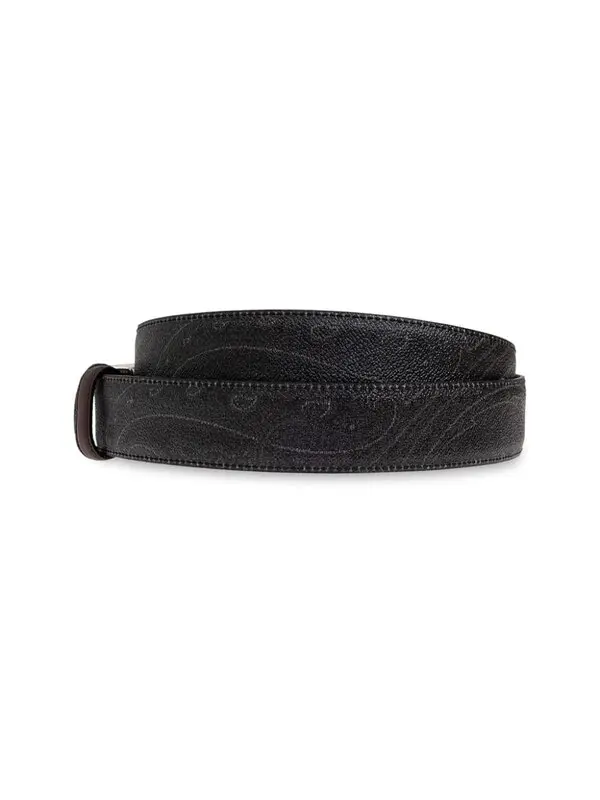 Etro Logo Buckle Belt