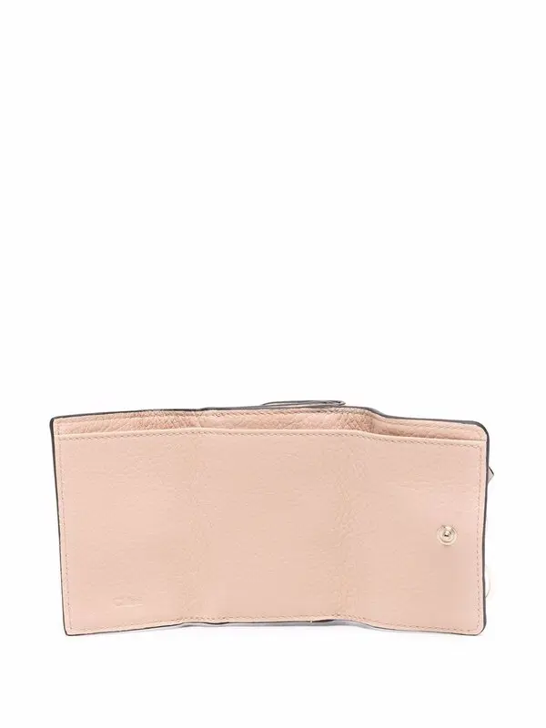 Chloé Alphabet Tri-fold Wallet - Pink