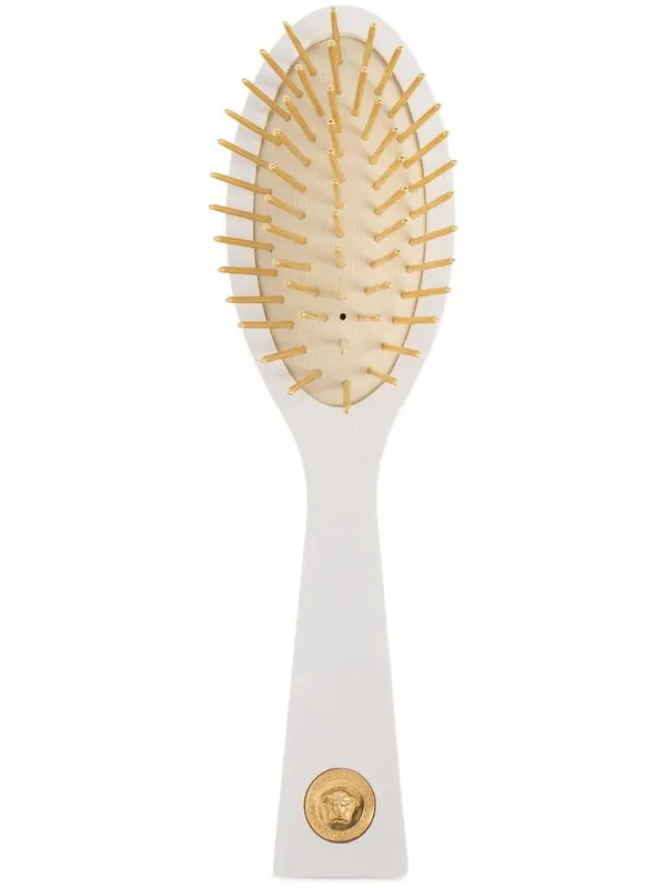 Versace Small Medusa '95 Hair Brush - White