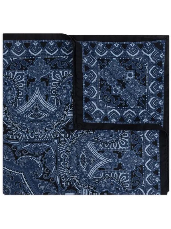 Etro Silk Scarf - Blue