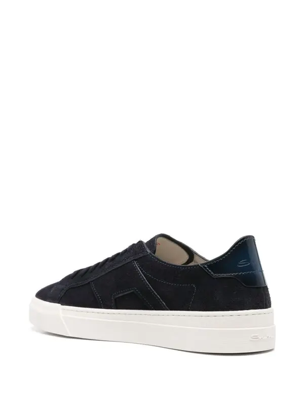 Santoni Suede Sneakers - Blue