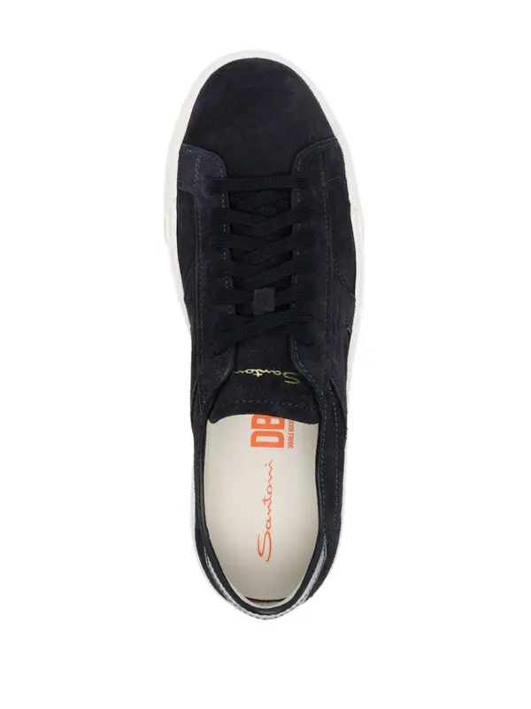 Santoni Suede Sneakers - Blue