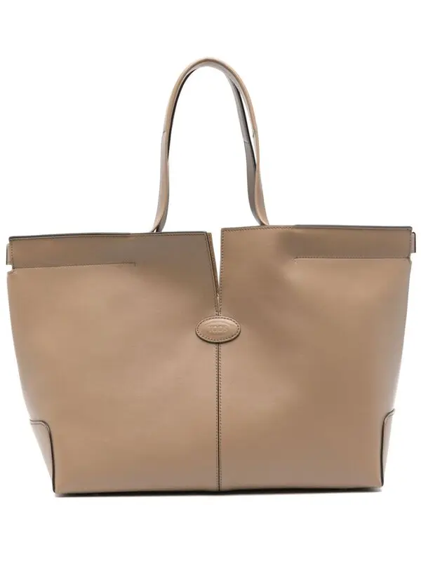 TOD'S Di Folio Tote Bag - Brown