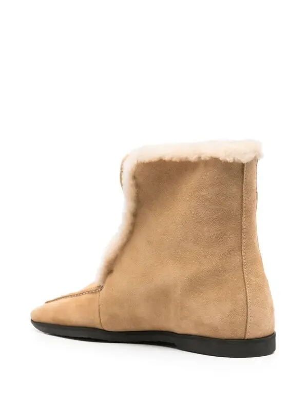 TOTEME Shearling-edge Boots - Brown