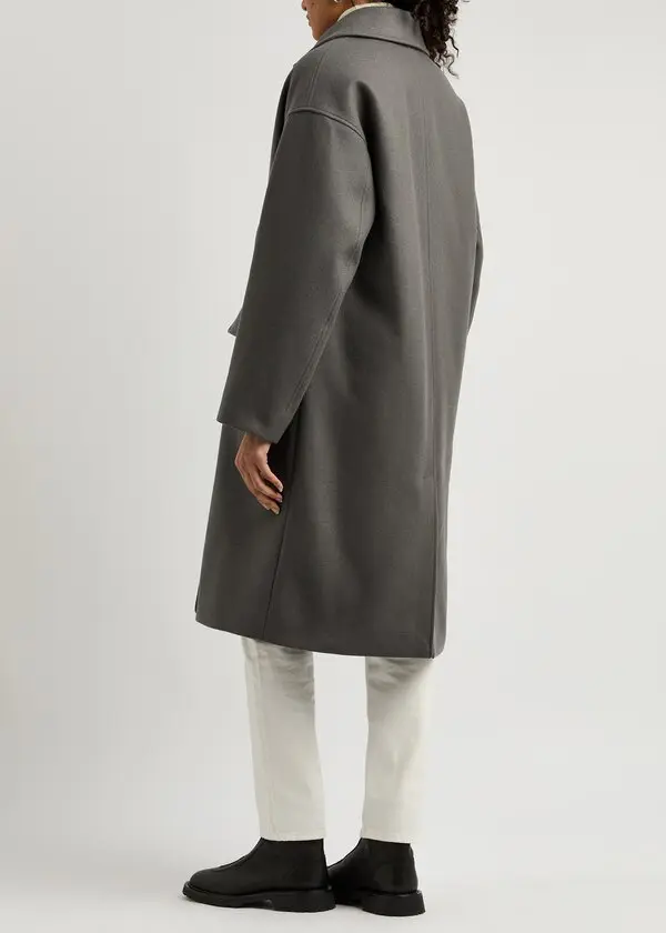 Herno Double-breasted Wool-blend Coat