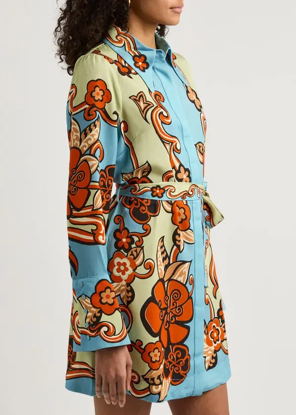 alemais mini shirt dress Almais Contina Mini Dress Clothing Multicolour