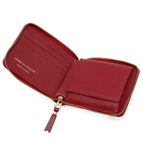 Comme Des Garçons Sa7100 Classic Wallet - Red