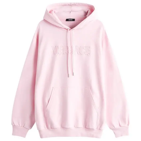 Versace Logo Hoodie - Pastle Pink