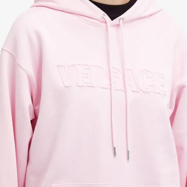 Versace Logo Hoodie - Pastle Pink