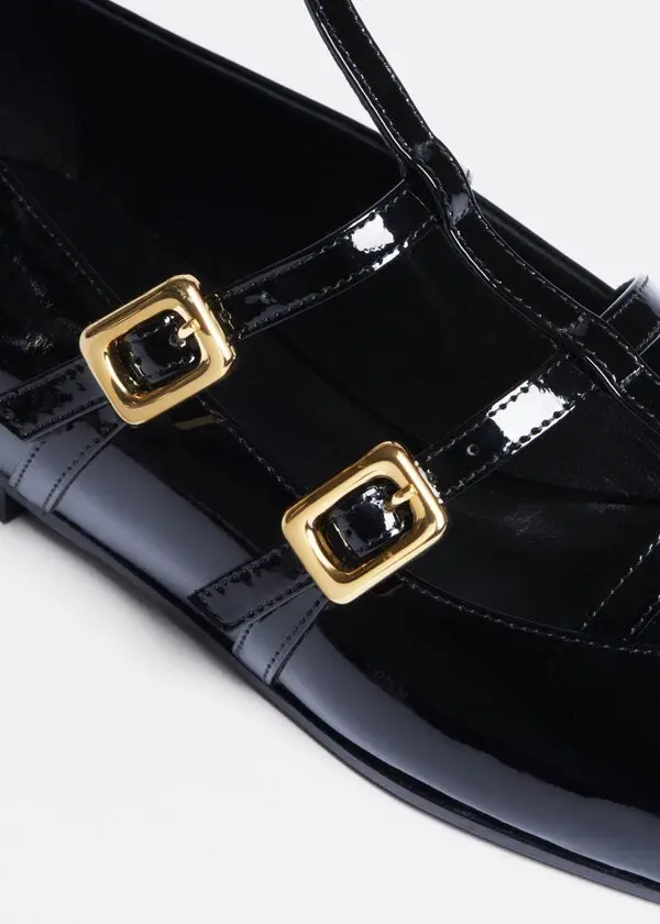 ME+EM Caged T-bar Ballerina Flat