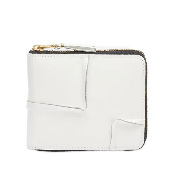 Comme Des Garçons Wallet Sa7100rh Reversed Hem Wallet - White