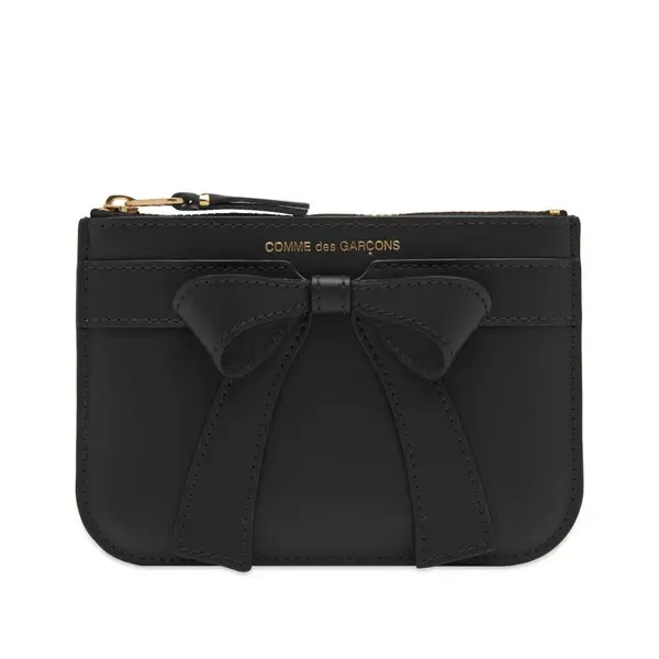 Comme Des Garçons Wallet Sa8100bb Big Bow Wallet - Black