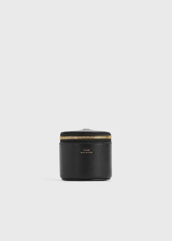 TOTEME Leather Jewelry Box - Black
