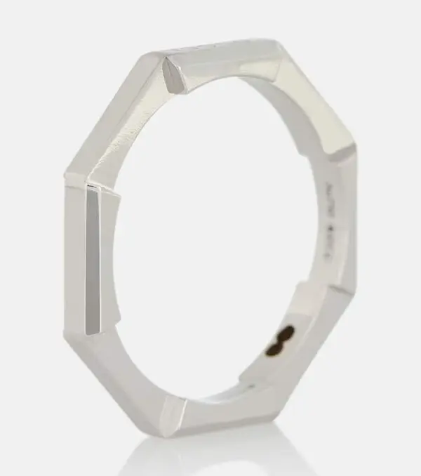 Gucci 18kt White Gold Link Ring