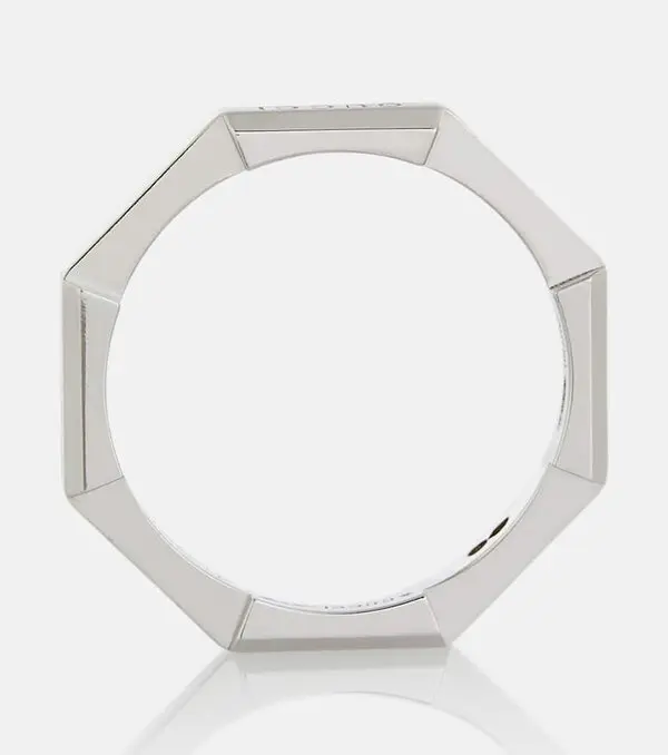 Gucci 18kt White Gold Link Ring
