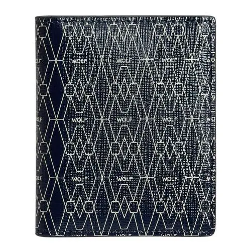 Wolf Signature Id Card Case - Blue