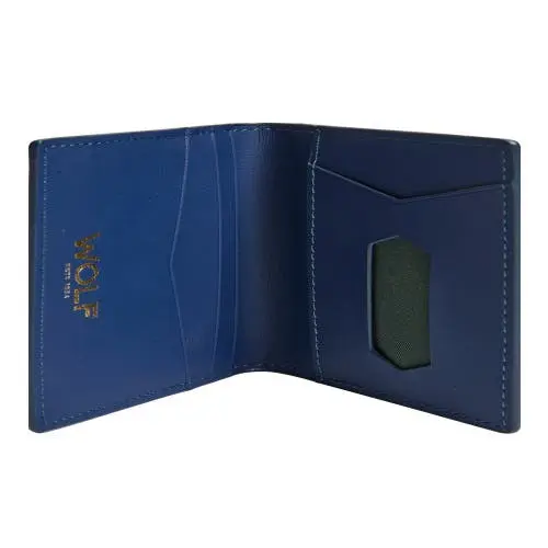Wolf Signature Id Card Case - Blue