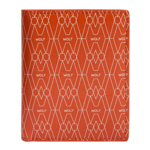 Wolf Signature Id Card Case - Orange