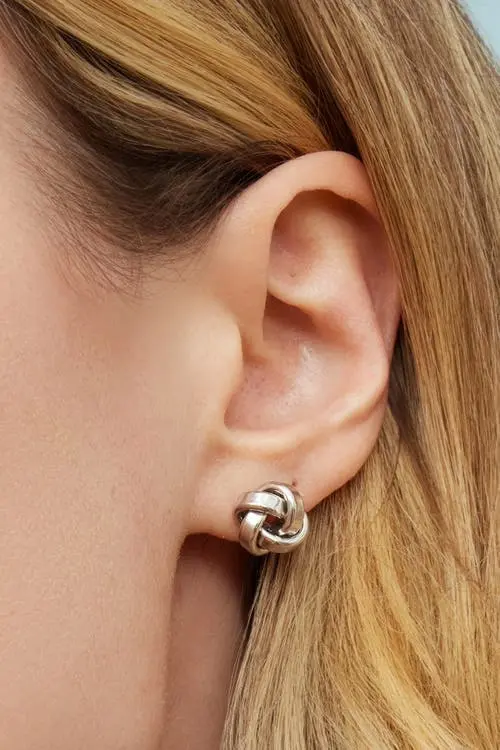 ORADINA Eternal Knot Stud Earrings
