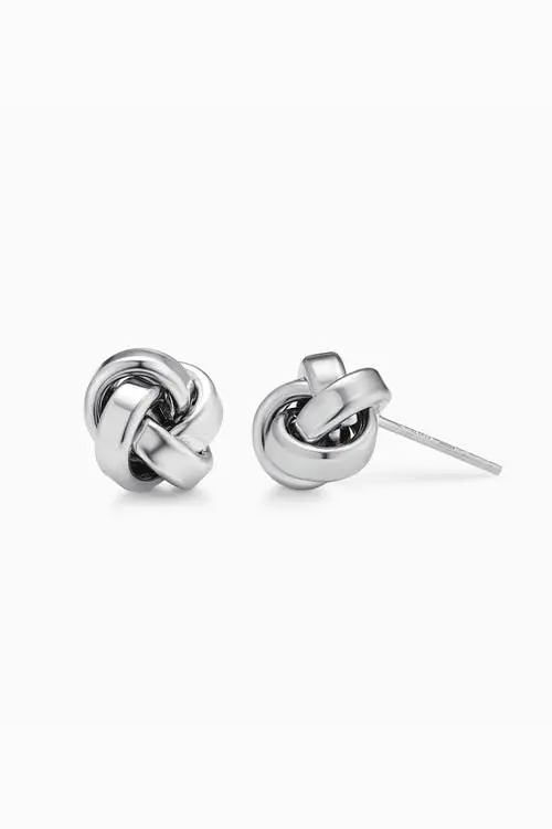 ORADINA Eternal Knot Stud Earrings