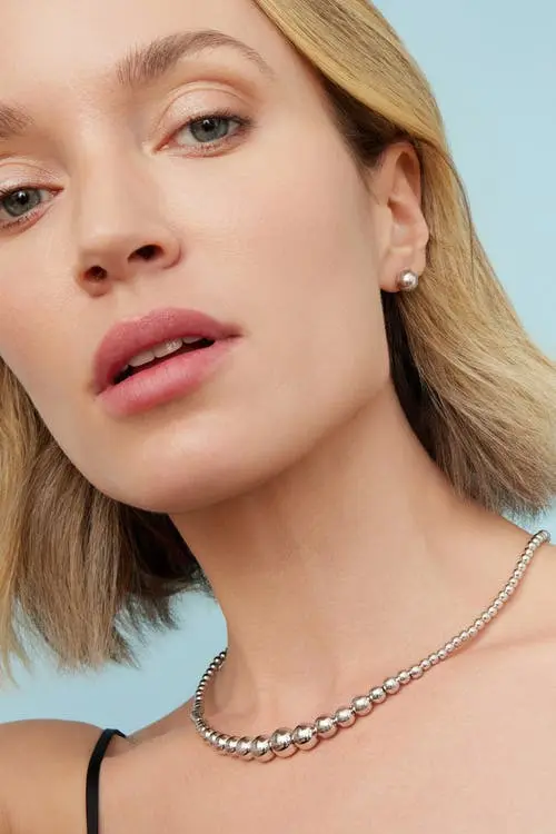 ORADINA Sterling Ball Stud Earrings