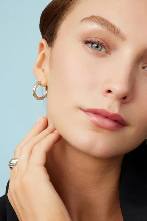 ORADINA Sterling Swirl Dome Ring