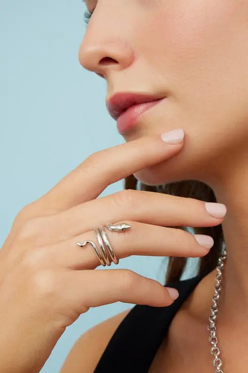 ORADINA Sterling Snake Wrap Ring