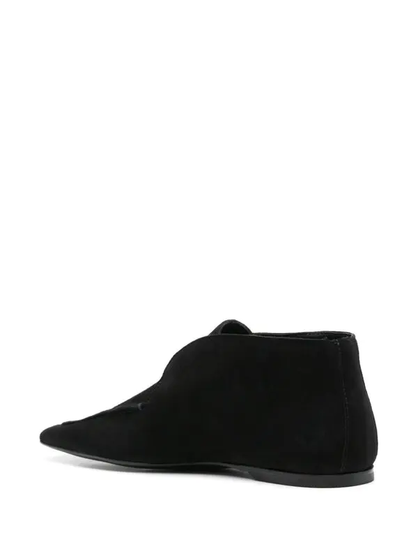 TOTEME Desert Ankle Boots - Black