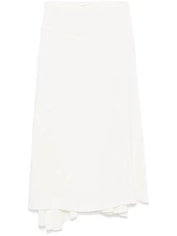 Victoria Beckham Panelled Skirt - White