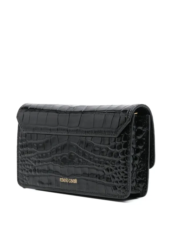 Roberto Cavalli Tiger-plaque Crossbody Bag