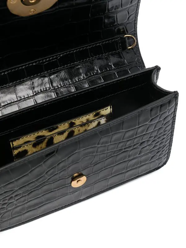 Roberto Cavalli Tiger-plaque Crossbody Bag