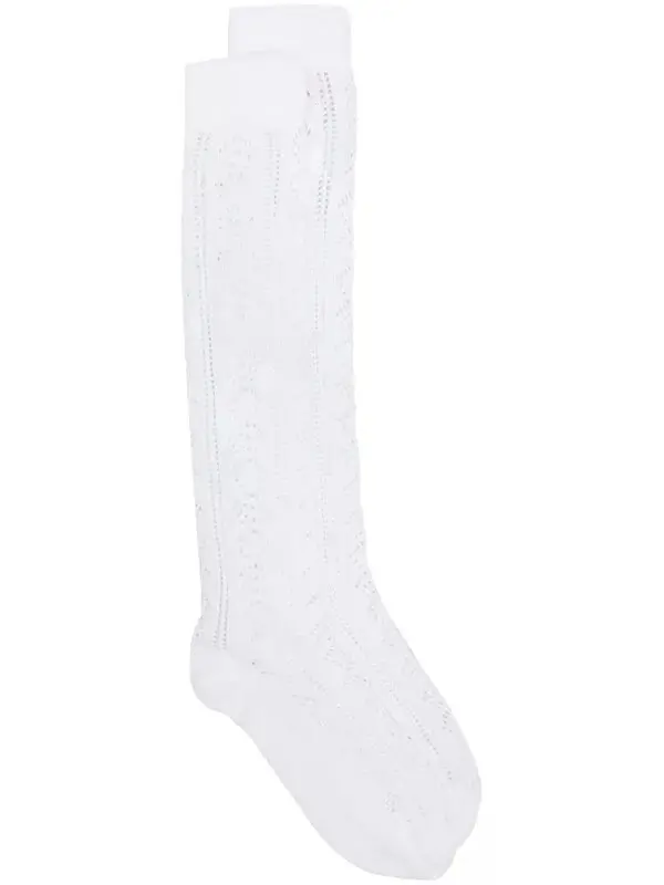 Valentino Garavani Cotton Socks - Neutrals