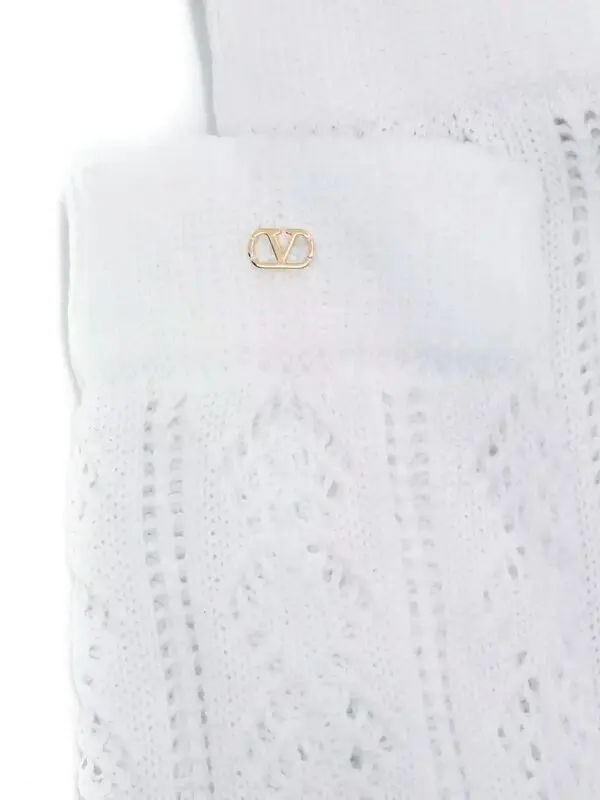 Valentino Garavani Cotton Socks - Neutrals