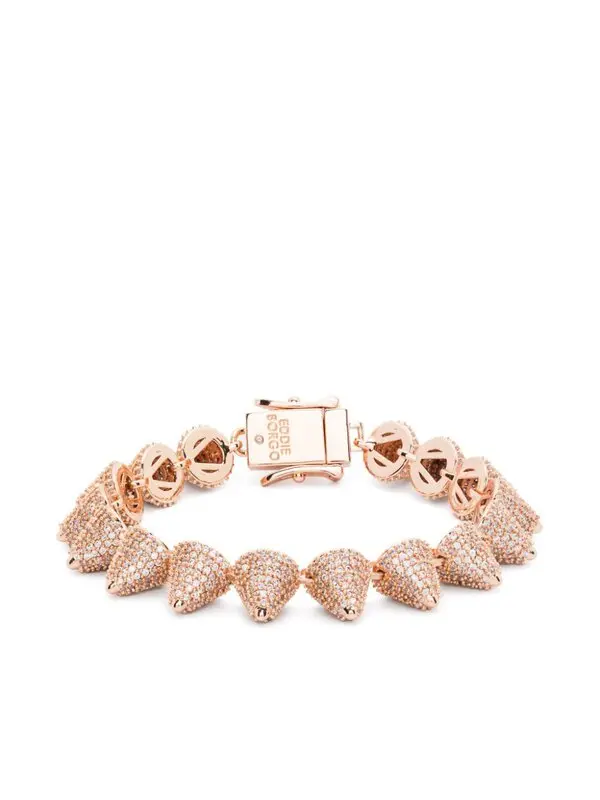 Eddie Borgo Pavé Cone Bracelet - Pink