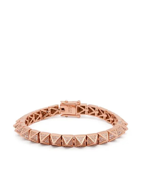 Eddie Borgo Pavé Pyramid Bracelet - Pink