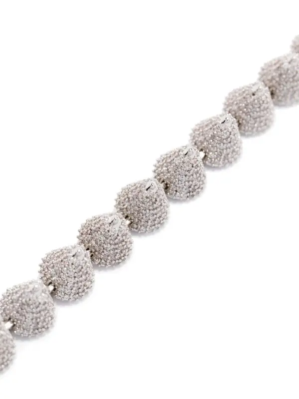 Eddie Borgo Pavé Cone Bracelet - Silver