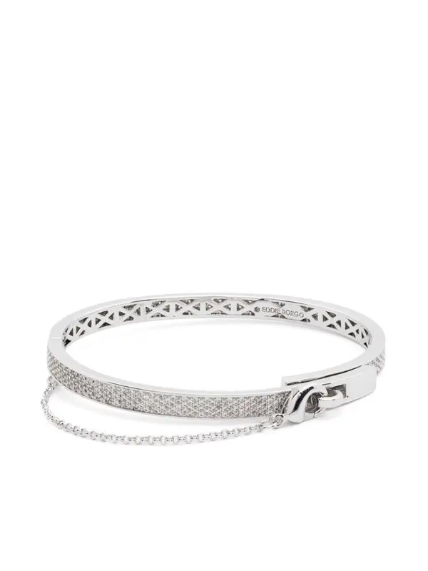 Eddie Borgo Pavé Safety Chain Bracelet - Silver