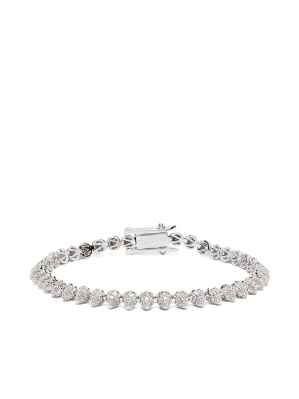 Eddie Borgo Pavé Cone Tennis Bracelet - Silver