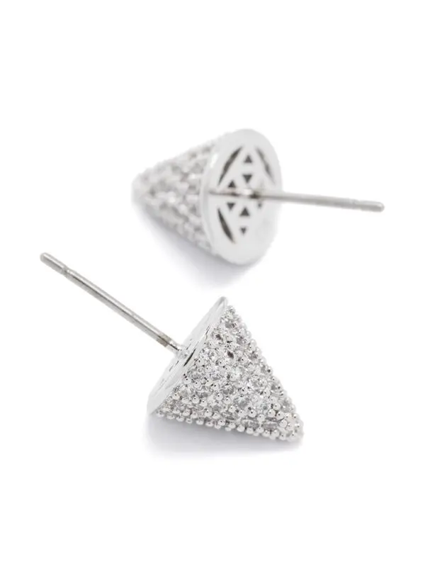 Eddie Borgo Pavé Cone Earrings - Silver