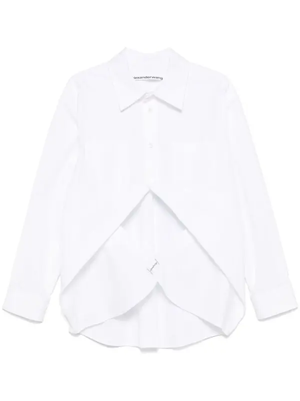 Alexander Wang Exaggerated Split Front Shirt