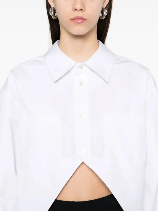 Alexander Wang Exaggerated Split Front Shirt