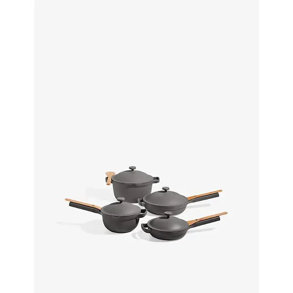 OUR PLACE Cookware Four-piece Aluminium Set - Char