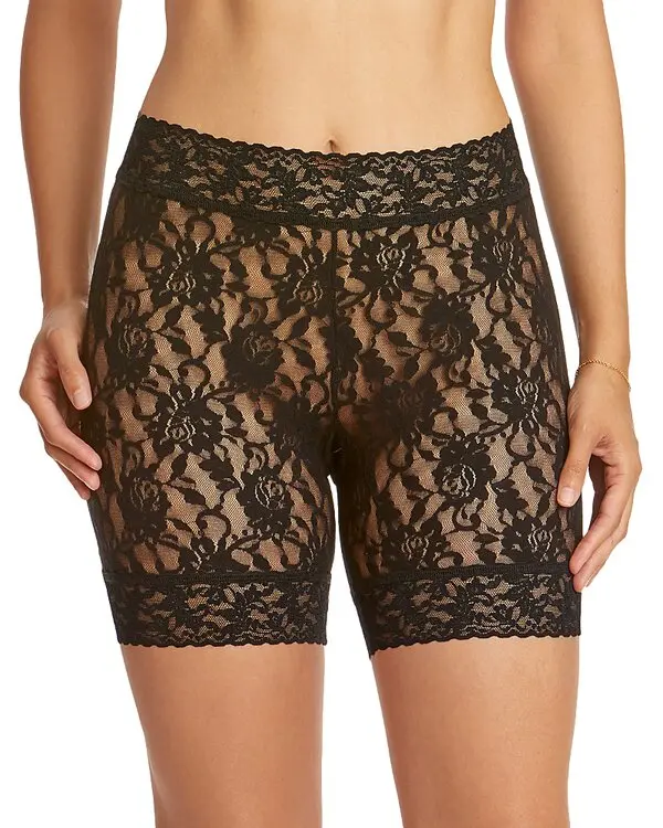 Hanky Panky Lace Biker Shorts - Black