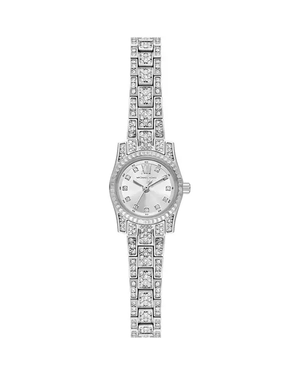 Michael Kors Lexington Stainless Steel Watch, 19mm - Silver