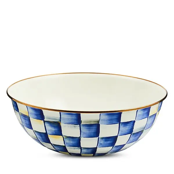 MACKENZIE-CHILDS Royal Check Extra Large Everyday Bowl - No Color